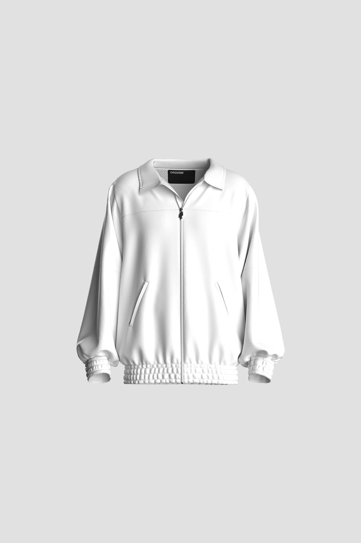 ORGVSM® Track Jacket White Snow
